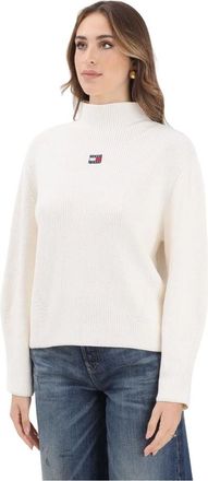 Tommy Jeans Damen, Strickwaren, Beige, MGr&ouml;&szlig;e