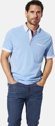 Babista Poloshirt FIOREZZENTO mit Flachstrickkragen