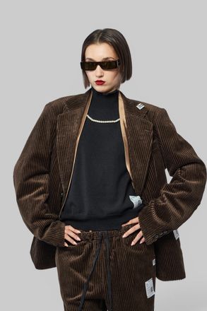 Miharayasuhiro Attached Tie Corduroy Jacket