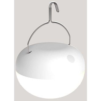 Licht-Erlebnisse Licht-erlebnisse - led Campinglampe Akku Leuchtmittel tragbar Haken Magnet &oslash; 11 cm 2700 k dimmbar Fernbedienung Farbwechsel rgb Outdoor Lampe