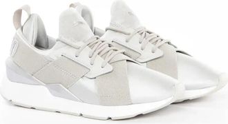 Puma Puma, Femme, Chaussures, Gris, Taille: 36 EU Muse Satin Ii Basket