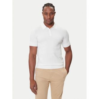 HUGO BOSS Poloshirt San Peter-CV 50536672 Wei&szlig; Regular Fit