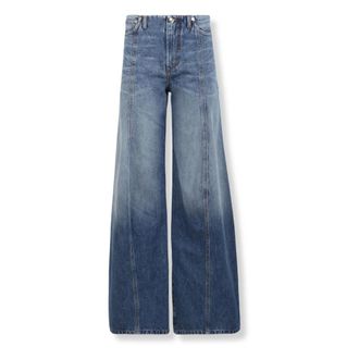 Sportmax Femme, Jeans, Bleu, Taille: W27 Spdora Wide Jeans