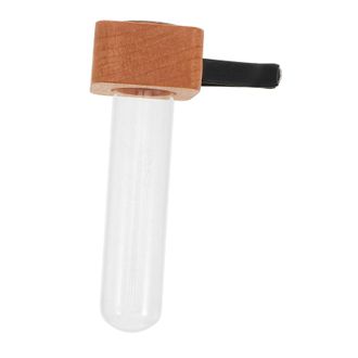 Lurrose Auto vase mit Beech holzclip Hydroponische Pflanzenhalterung Luftbefeuchtend Elegante Blumenvase für Lüftungsschlitze Stilvolle Autodekoration und Ein