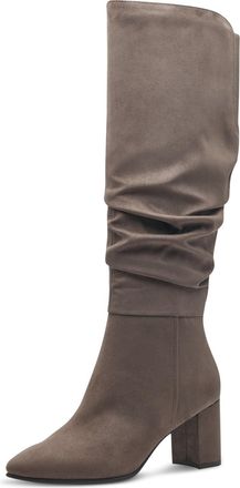 Marco Tozzi Damen Hohe Stiefel mit Absatz Kniehoch Spitz, Braun (Pepper), 36 EU