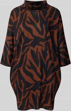 Apricot Minikleid mit seitlichen Eingrifftaschen