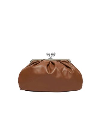 Max Mara Womens Shoulder Bag Cubico Tan