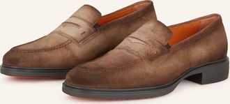 Santoni Penny-Loafer braun