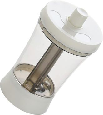 Pretyzoom Salzstreuer mit Druckmechanismus aus Glas K&uuml;chen-salzstreuer mit Optimaler Dosierung Praktisches Gew&uuml;rzglas f&uuml;r Salz Wei&szlig;