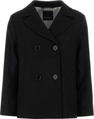 Max Mara Femme, Vestes, Noir, Taille: 36 FR Smmarco Blazer