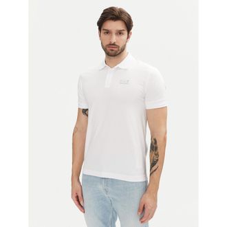 Emporio Armani Poloshirt 8NPF14 PJVQZ 0100 Wei&szlig; Regular Fit