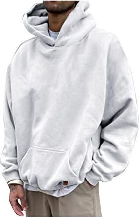 Generic Sweat a Capuche Homme Hooded Sweatshirt Sweatshirt &agrave; Capuche Homme avec Broderie, Style Hip-Hop D&eacute;contract&eacute; pour Un Look Europ&eacute;en