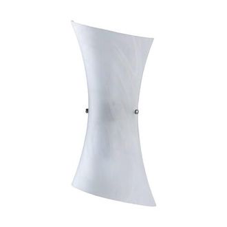 Lindby Applique Murale Ebba à intensité variable (Moderne) en Blanc Métal e. a. pour Couloir (à 2 lampes, E14) Lampe Eclairage Luminaire Mural