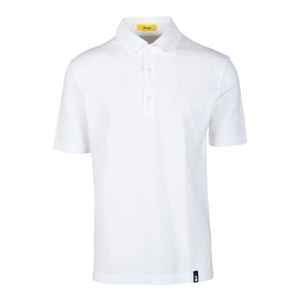 Drumohr Homme, Tops, Blanc, Taille: XL Polo en coton