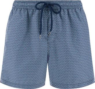 Boggi Milano Homme, Maillots de bain, Vert, Taille: XL Maillot de bain avec imprim&eacute; g&eacute;om&eacute;trique