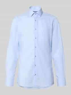 Eterna Slim Fit Business Hemd aus Lyocell-Mix mit Kentkragen