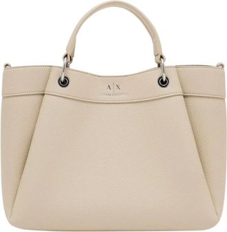 A|X Armani Exchange Femme, Sacs, Beige, Taille: ONE Size Shopping Bag