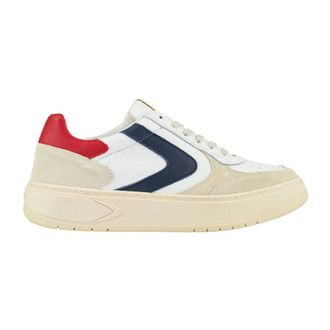 Valsport Wei&szlig;e Ledersneaker mit roten und blauen Details - - Shoes - Herren - Mehrfarbig - 42 EU