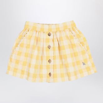 B&uacute;ho Rock aus Baumwollmischung mit Karomuster