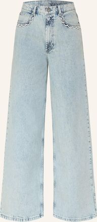 Oh April Oh April Wid Leg Jeans Aline blau