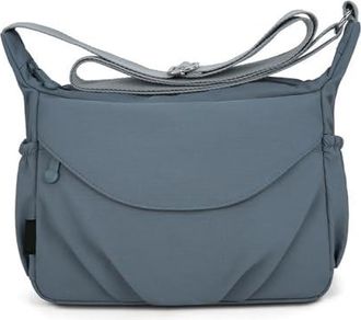 Generic Sac bandouli&egrave;re femme grande capacit&eacute;, en nylon, avec large bandouli&egrave;re. (Blue)