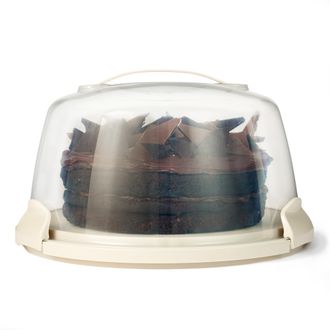 Amazon Basics Runder Kuchentransportbeh&auml;lter mit Griff, f&uuml;r 30cm Kuchen, BPA-frei, K&uuml;hlschrank- und Sp&uuml;lmaschinenfest