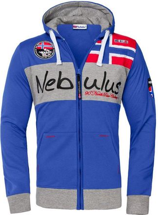 Nebulus Sweatjacke NAPA, Q757 - Herren, kobaltblau, M