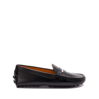 Tod's Schwarze Penny Slot Flache Schuhe - - Shoes - Damen - Schwarzk - 35 EU