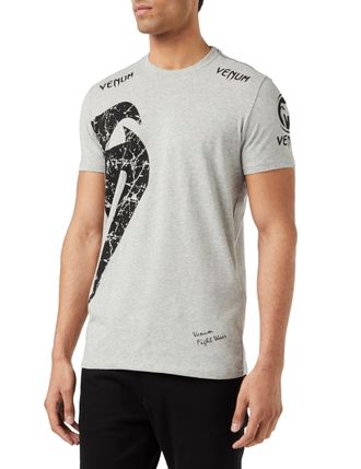 Venum Giant T-Shirt, Herren, XL, Grau/Schwarz