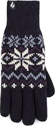 Heat Holders SOCKSHOP Femme Avens À motifs Gants Paquet de 1 Marine S/M