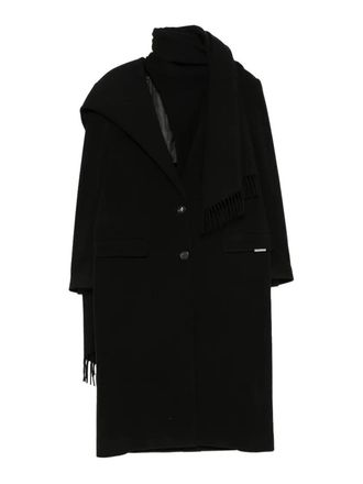 The Attico Manteau Long - Noir