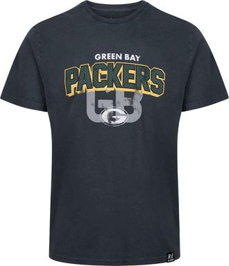 Recovered Clothing Green Bay Packers Black NFL Galore Washed T-Shirt - 3XL