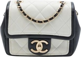Chanel Pre-owned Vintage Mini Flap Crossbody - Femme - Pre-owned - Blanc - Taille: ONE Size