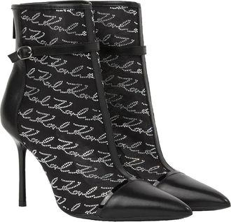 Karl Lagerfeld Stiefeletten - Signia Funkelnde Stiefeletten - Gr. 36 (EU) - in Schwarz - f&uuml;r Damen