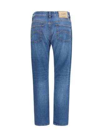 Moorer Mens Milton-15 Jeans Vintage Cotton; Elastane