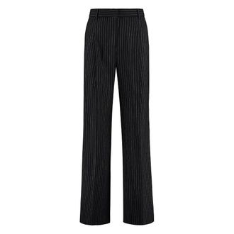 Michael Kors Femme, Pantalons, Noir, Taille: 40 FR Wool Blend Pantalons