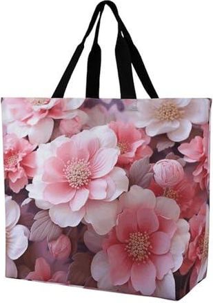 Generic Fleur Sac Cabas D&eacute;contract&eacute; Tote Bag R&eacute;utilisable Sac &Agrave; Bandouli&egrave;re Pour Voyage Gym Plage