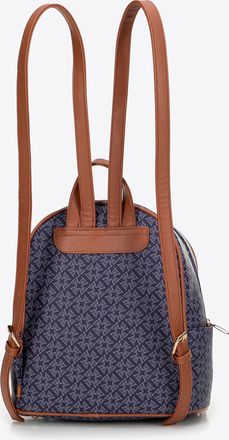 Wittchen Damenrucksack aus Kunstleder mit Quaste, Marineblau