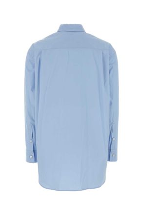 Jil Sander Poplin Oversize Shirt - Blue