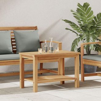 vidaXL Table basse Marron 70 x 40 x 45 cm Bois de teck solide Vidaxl