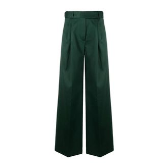 Proenza Schouler Femme, Pantalons, Vert, Taille: 34 FR Pantalon Large