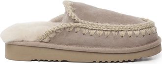 Mou Chaussons en peau de mouton avec semelle en caoutchouc - Femme - Chaussures - Gris - Taille: 40 EU