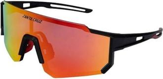 Santa Cruz Santa Cruz Strip Racer Lunettes de soleil unisexes, Noir/orange