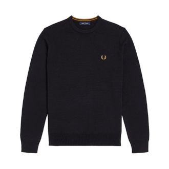 Fred Perry Klassischer Rundhals-Pullover - - Sweatshirts & Hoodies - Herren - Blau - 2XL
