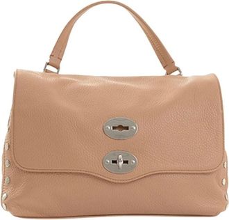 Zanellato Femme, Sacs, Brun, Taille: ONE Size Sac &agrave; main en cuir Postina S