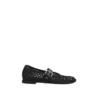 Premiata Lochmuster-Ballerinas mit Schnalle - - Shoes - Damen - Schwarzk - 40 EU