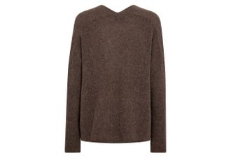 Mos Mosh Strickpullover MOS MOSH Pullover THORA mit Alpaka - Falcon