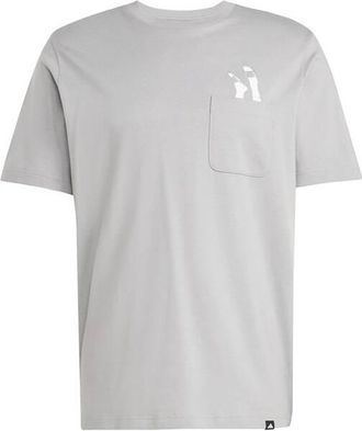 adidas Herren Shirt Lounge Slides Graphic Pocket