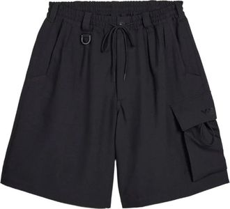 Yohji Yamamoto Homme, Shorts, Noir, Taille: S Short Cargo Uniforme de Sport