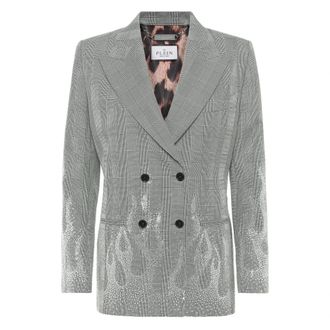 Philipp Plein Flame Blazer - - Jackets - Damen - Schwarzk - S
